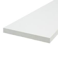 1" x 8" x 18' White PVC Trim Board (3/4" x 7-1/4") at S.W. Collins Co ...
